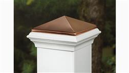 Copper and Brass Post Caps - DeckAccent.com