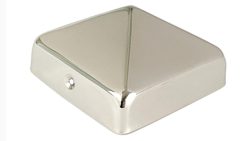 Pyramid Stainless Steel Post Caps by Captiva