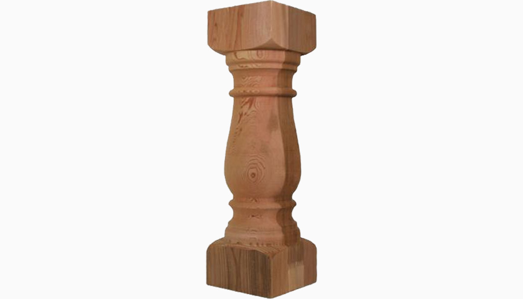 Victorian 16"-18" 6x6 Cedar Turned Wood Balusters by Mr Spindle ...