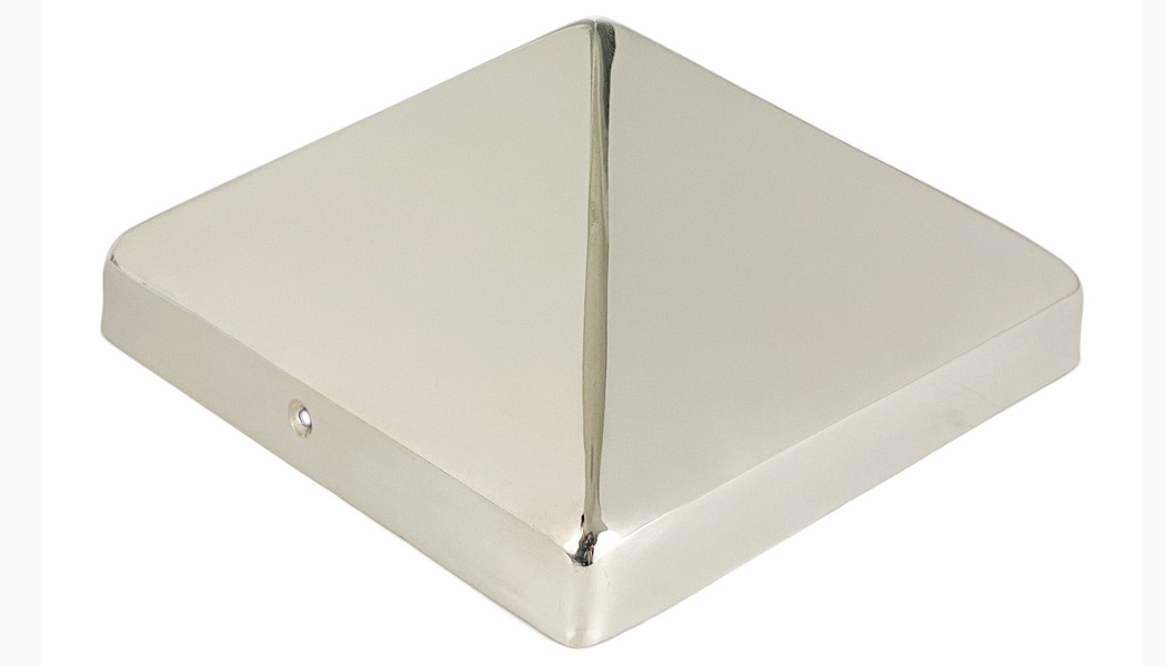 Pyramid Stainless Steel Post Caps by Captiva