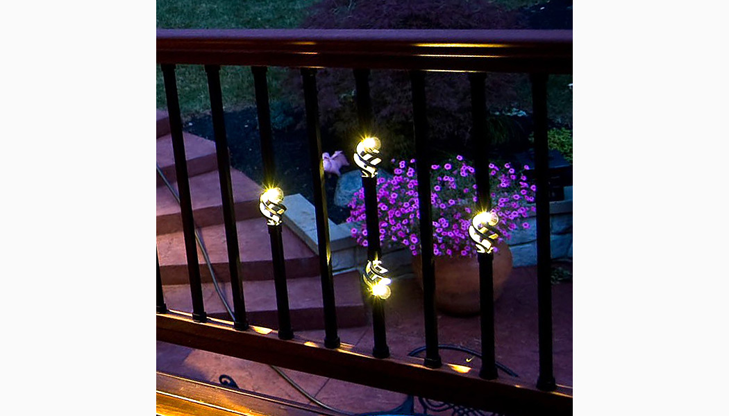 Square Double Basket 12V LED Balusters by Dekor Deck Lighting ...