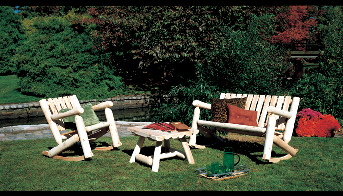 Double Porch Rocker by Rustic Cedar Furniture - DeckAccent.com