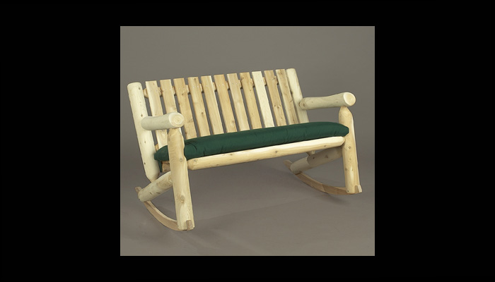 Double Porch Rocker by Rustic Cedar Furniture - DeckAccent.com
